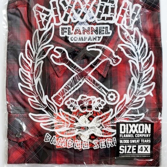 DIXXON | Shirts | Dixxon Blood Sweat Tears Mens Short Sleeve Bamboo ...